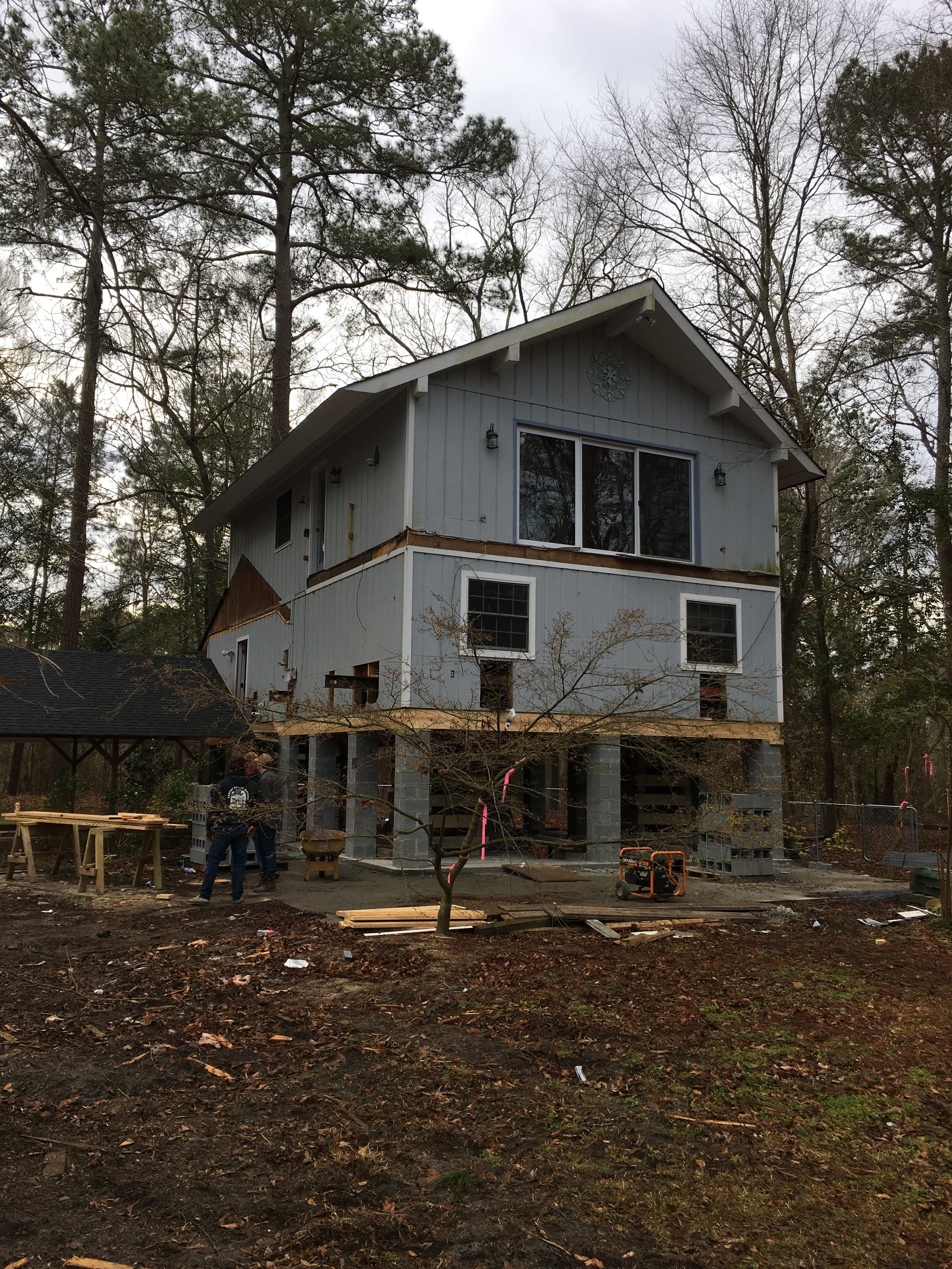 Single Family Dwelling and Structure Raising - Moore Design Build