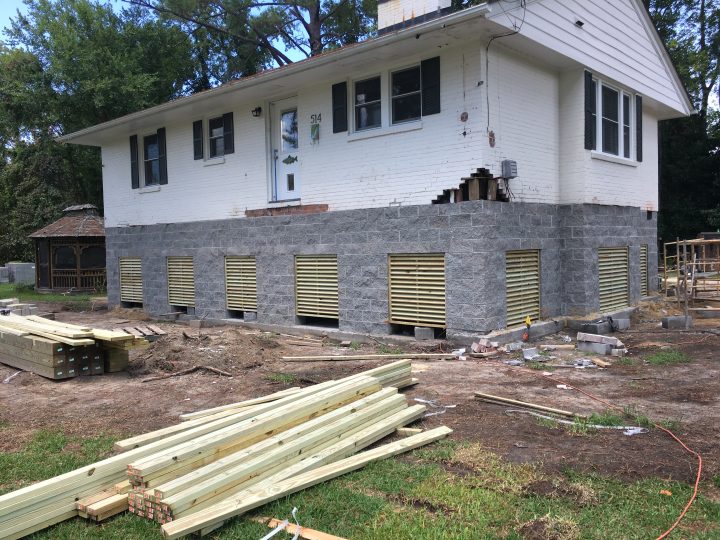 Single Family Dwelling and Structure Raising - Moore Design Build