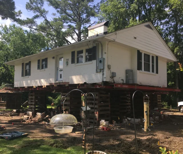 Single Family Dwelling and Structure Raising - Moore Design Build